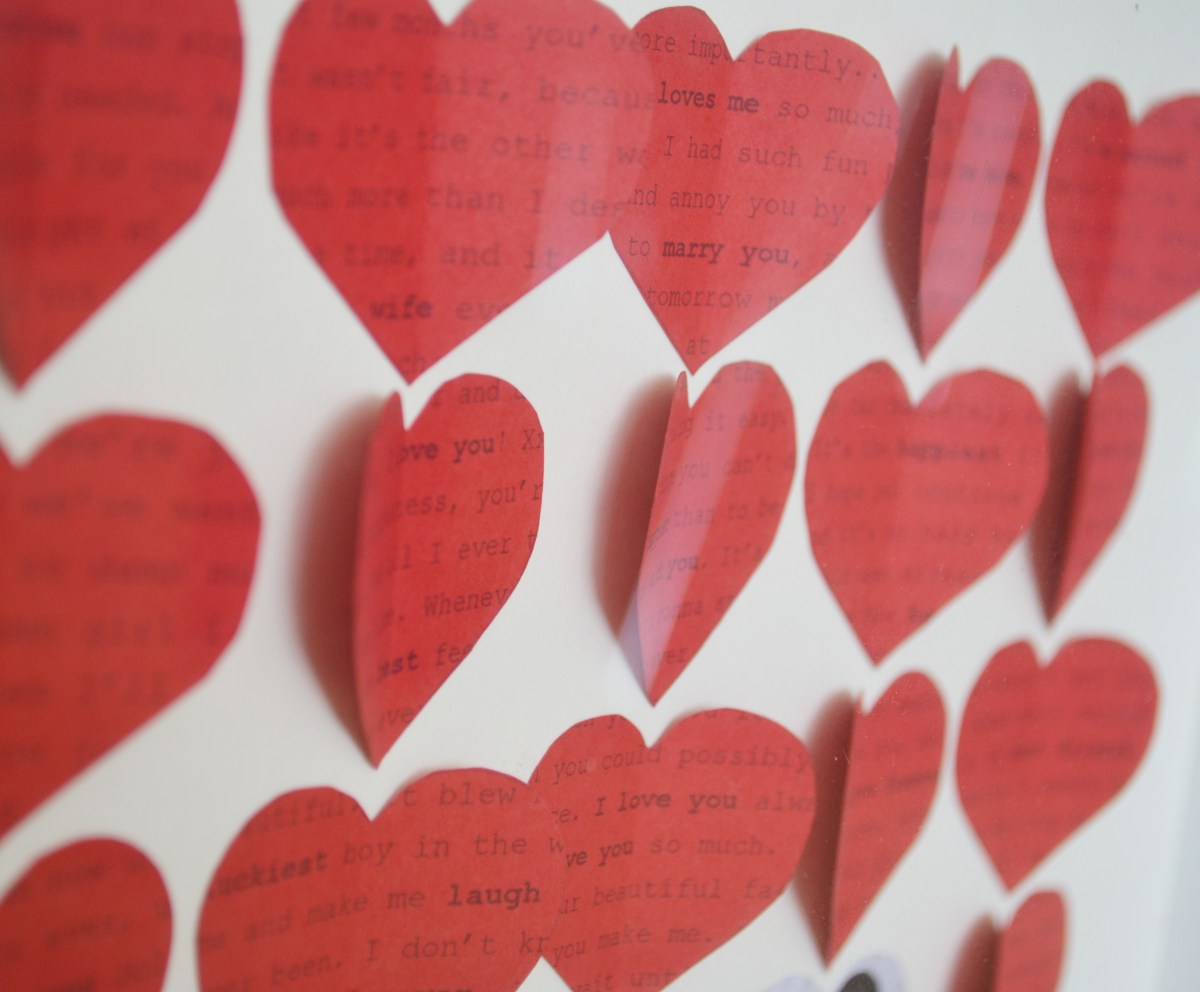 First Anniversary Paper Gift – Claire Blank